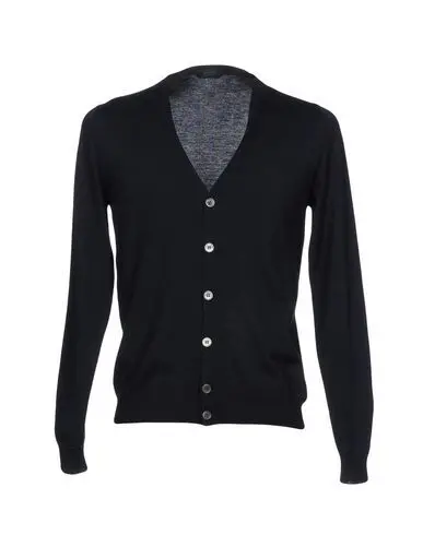ZANONE Virgin Wool & Polyamide Cardigan - Midnight Blue