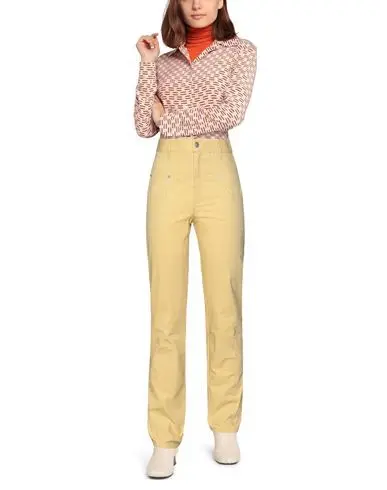 Isabel Marant Tapered High Waisted Pants - Yellow