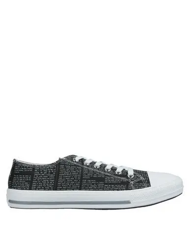 John Galliano Textile Sneakers - Black