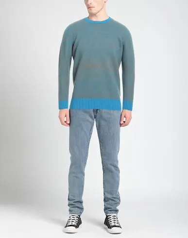 DRUMOHR Lambswool Crewneck Sweater - Blue