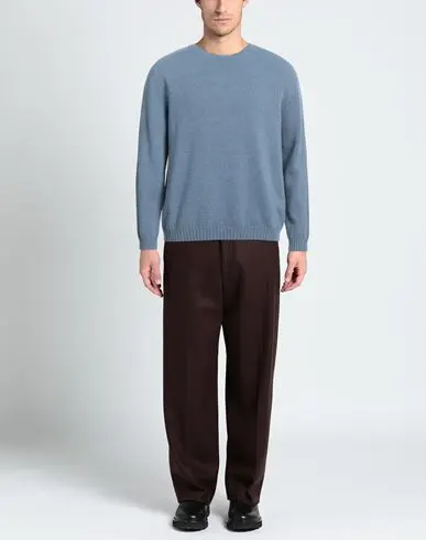Malo Sweater Light Wool, Cashmere - Blue