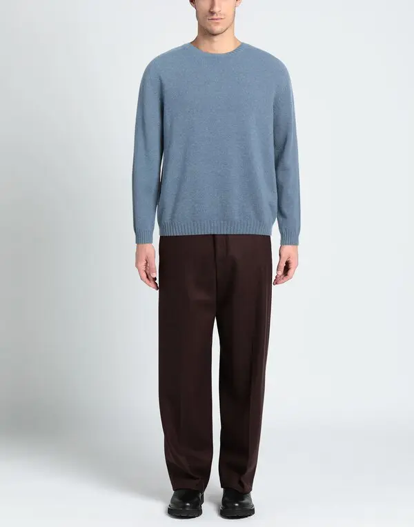 Malo Sweater Light Wool, Cashmere - Blue