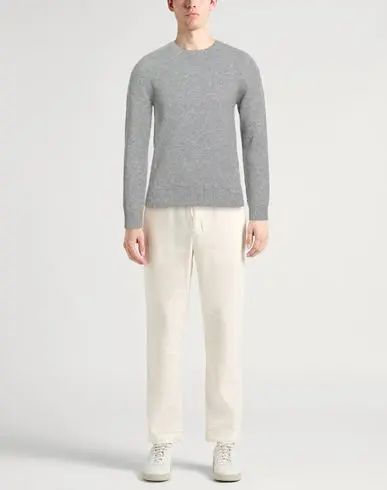 Malo Wool Cashmere Sweater - Light Grey