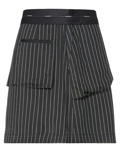 Neil Barrett Mini Flared Pinstriped Skirt - Black