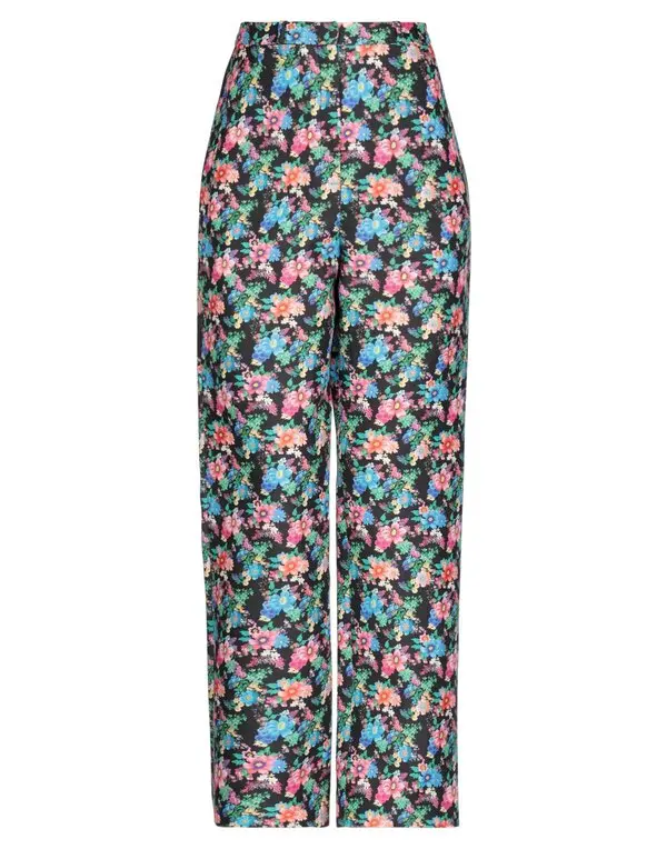 Rabanne Floral-print Straight-leg Pants