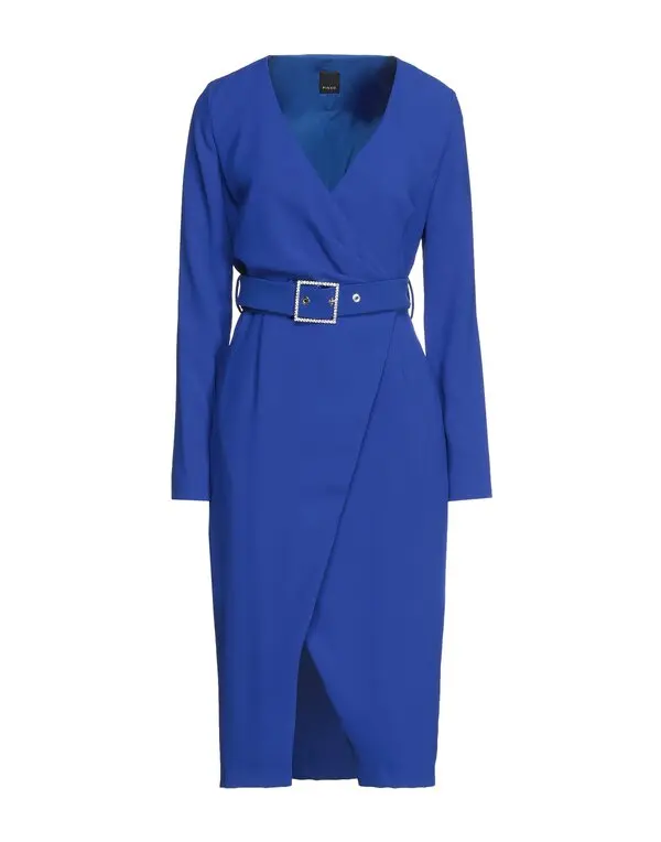 Pinko Midi Dress Bright Polyester - Blue