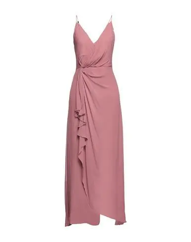 Atos Lombardini Maxi Georgette Dress - Pastel Pink