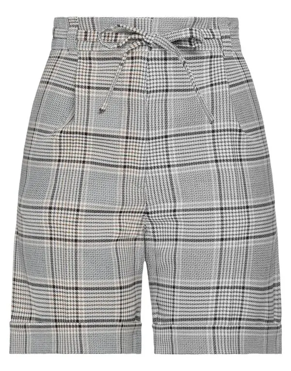 Baum Und Pferdgarten Glen Plaid Shorts - Light Grey