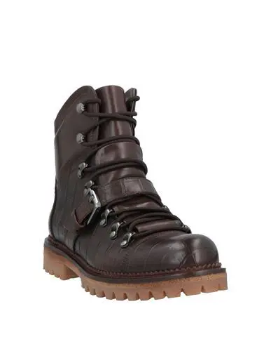 CALPIERRE Ankle Combat Boots - Brown