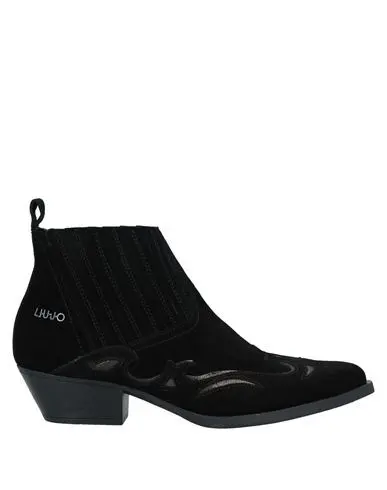 LIU •JO Leather Ankle Boots