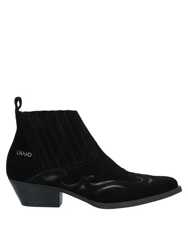 LIU •JO Leather Ankle Boots