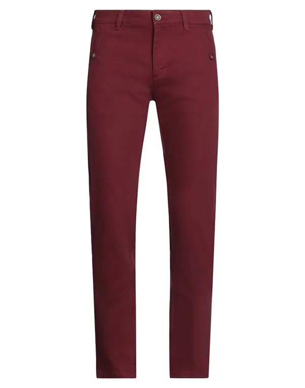 HARMONT & BLAINE Straight Leg Twill Pants - Red