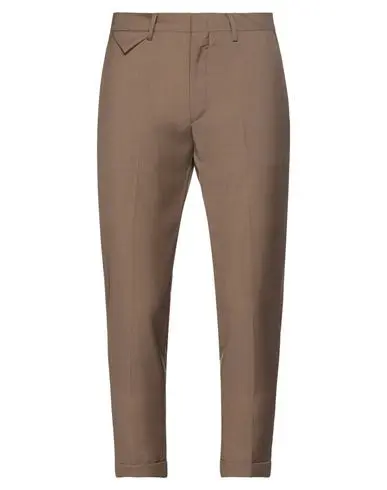 LOW BRAND Tailored Cropped Pants - Khaki