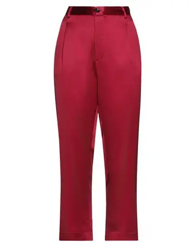 Liviana Conti Straight-leg Pants - Brick Red