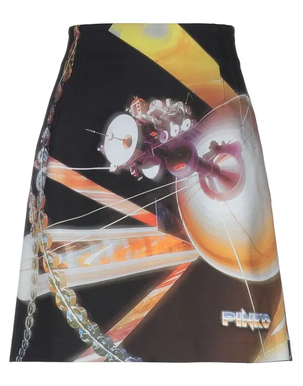 Pinko Flared Mini Skirt - Black