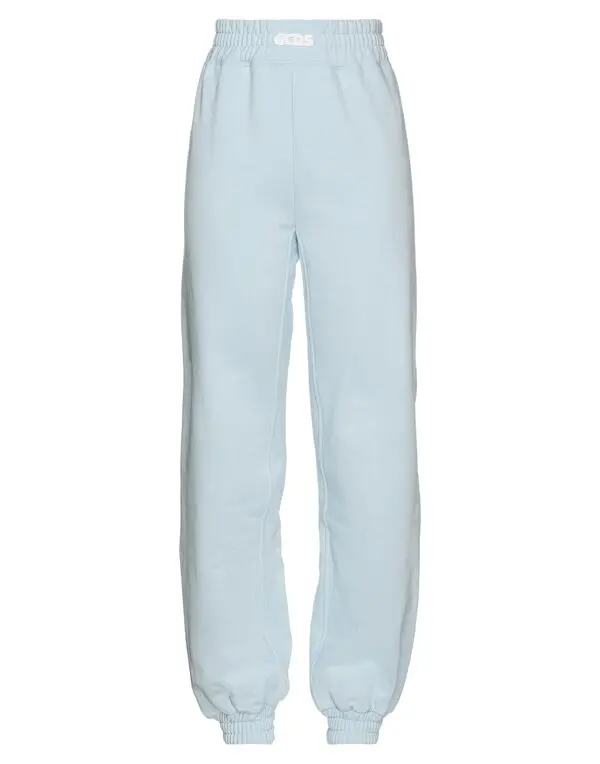 Gcds High-waisted Tapered Leg Pants - Sky Blue