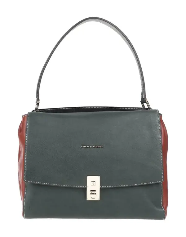 PIQUADRO Shoulder Bag Bovine Leather - Green