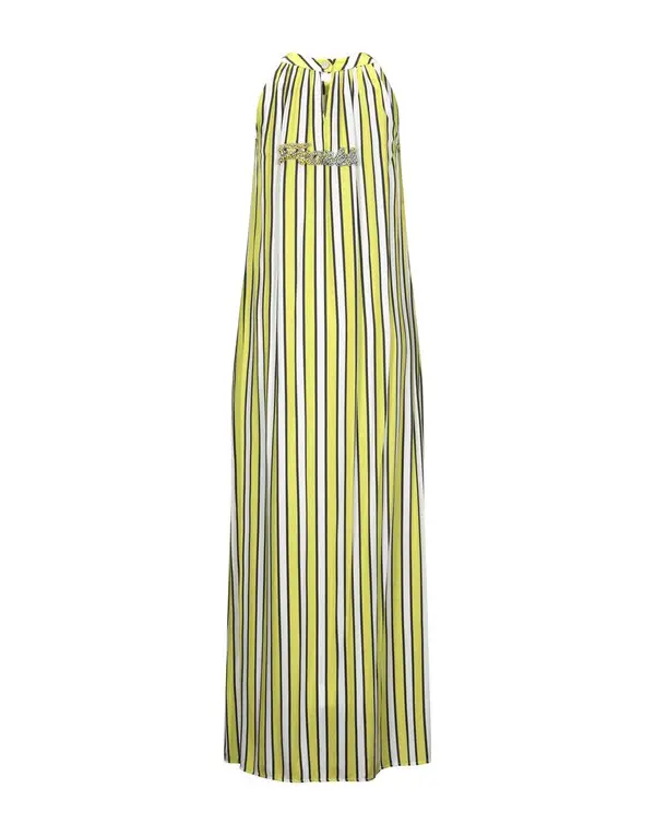 FRANKIE MORELLO Maxi Striped Dress - Acid Green