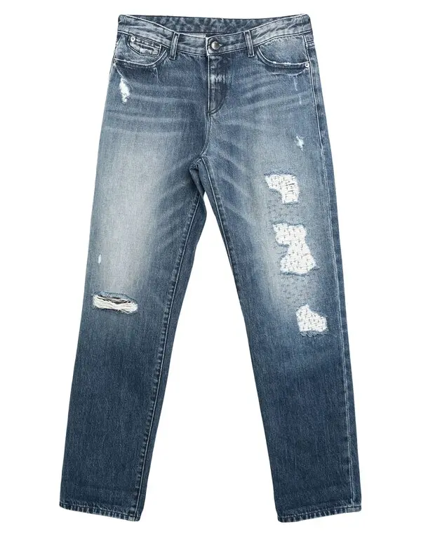 Emporio Armani Cotton Straight-leg Jeans