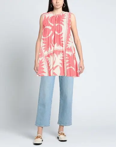 Red Valentino Woven Two-tone Top