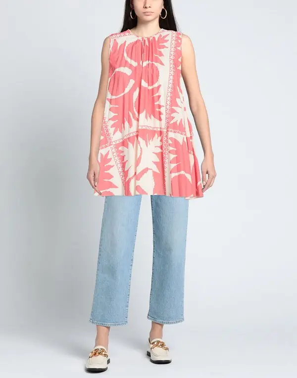 Red Valentino Woven Two-tone Top