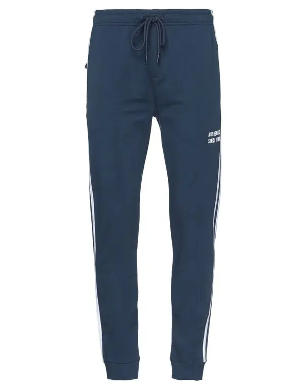 BIKKEMBERGS Pants Midnight Size Cotton, Elastane - Dark Blue