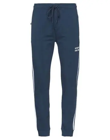 BIKKEMBERGS Pants Midnight Size Cotton, Elastane - Dark Blue