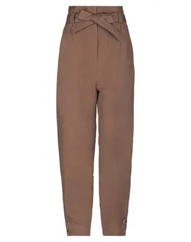 Alberta Ferretti Linen-silk Tapered Pants