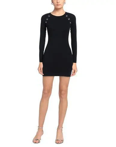John Richmond Ribbed Knit Mini Dress - Blue