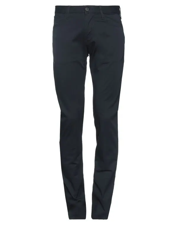 Emporio Armani Pants Size Cotton, Elastane - Blue