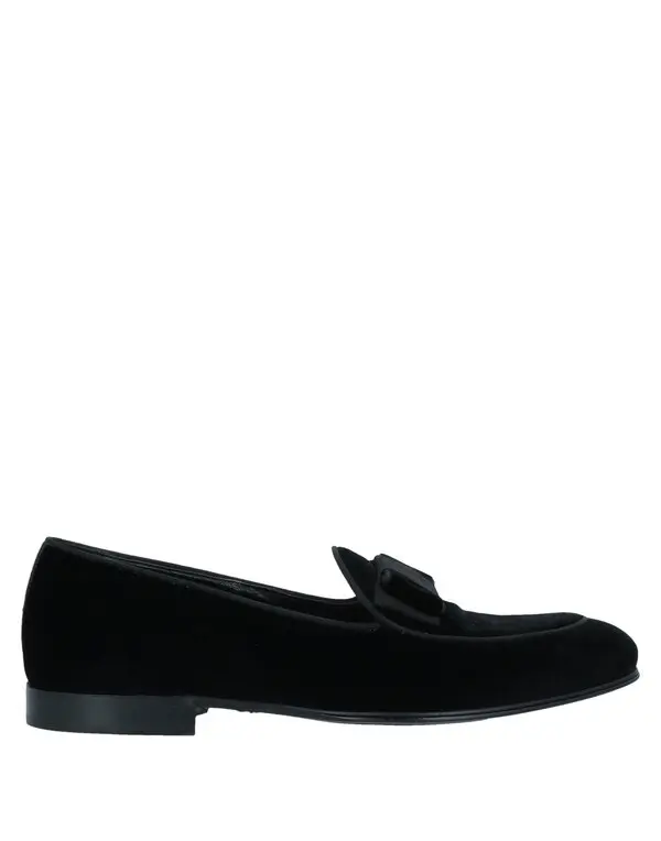 Dolce & Gabbana Velvet And Viscose Loafers With Bow Detailing