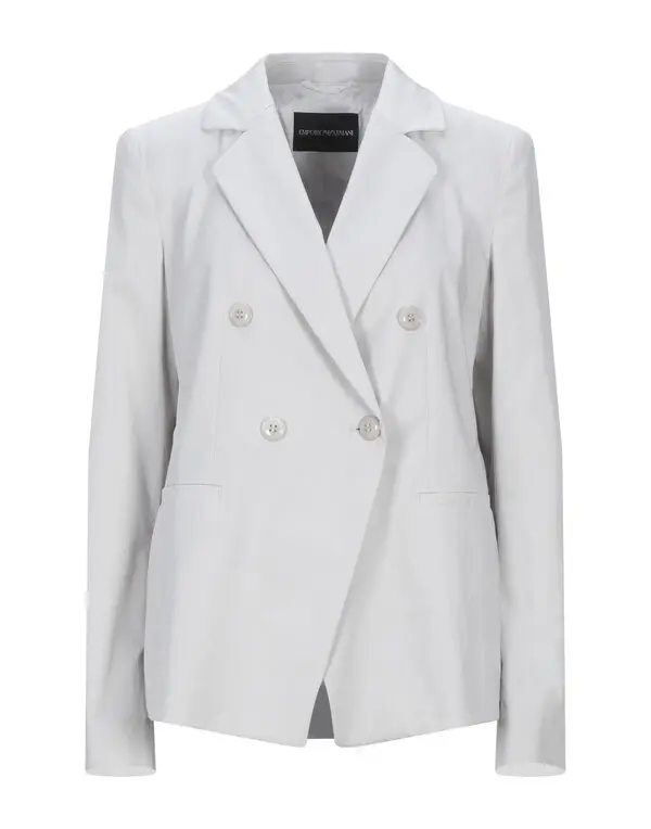 Emporio Armani Light Cotton And Elastane Blazer