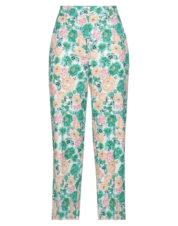 JUCCA Tapered Floral-print Pants - Green