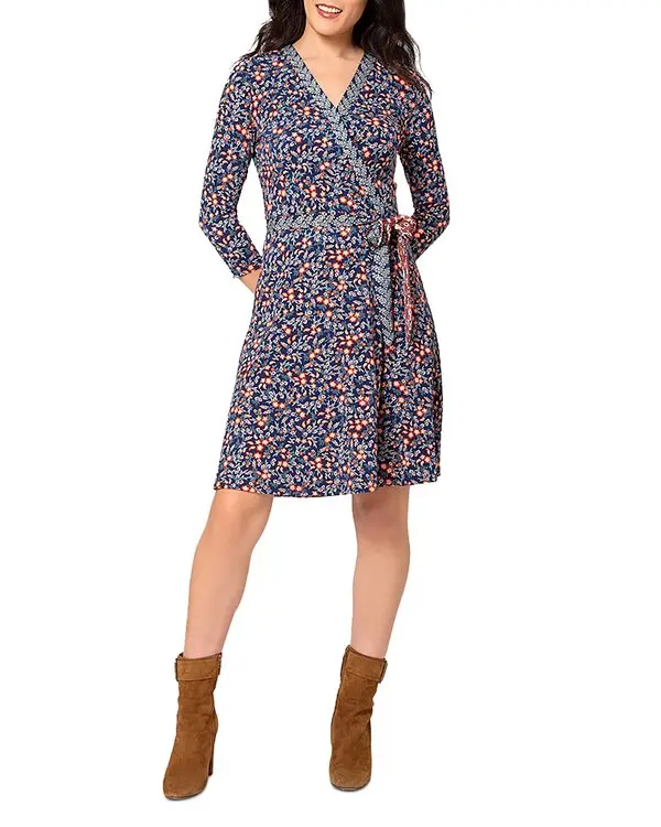 Leota Essential Jersey Faux Wrap Dress