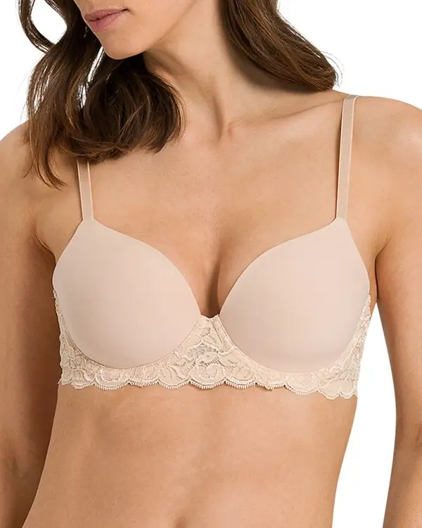 Hanro Luxury Moments T-shirt Bra - Beige