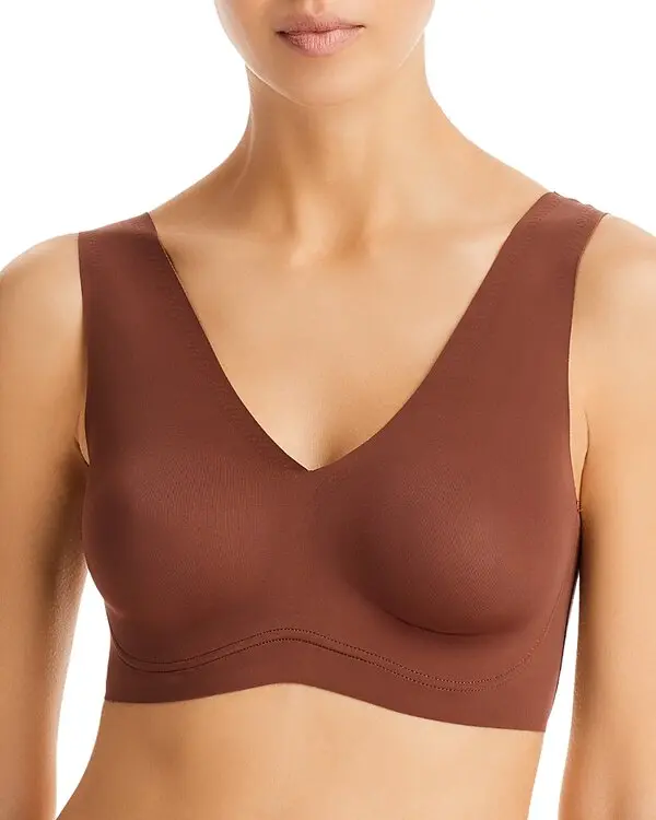 TRUE & CO True Body New Lift V-neck Full Cup Bra - Chestnut