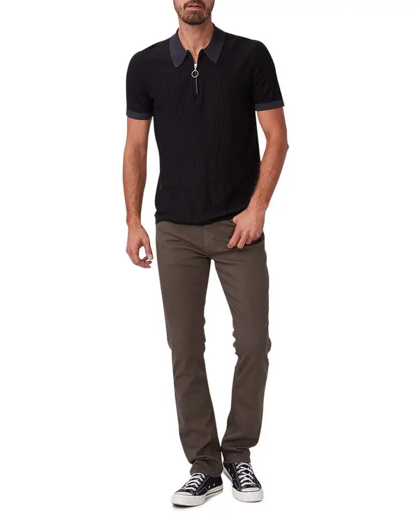 Paige Federal Straight Slim Fit Jeans - River Moss
