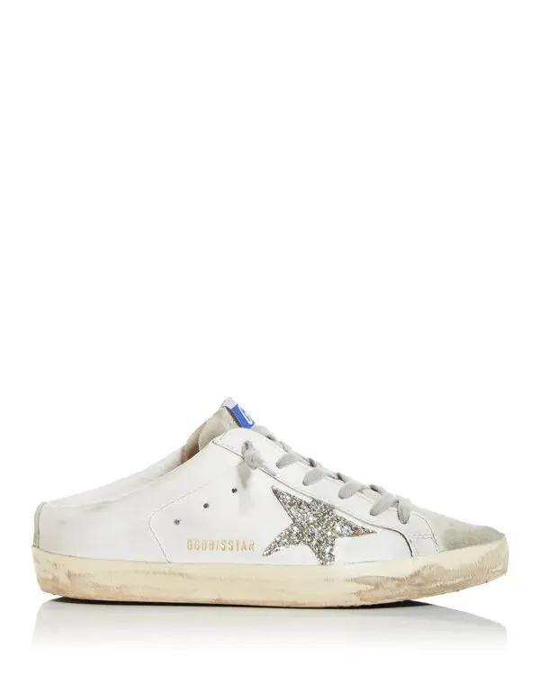 GOLDEN GOOSE Super-star Mule Sneakers - White Ice
