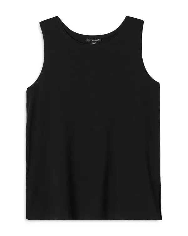 Eileen Fisher Crewneck Tank - Black