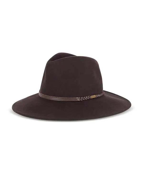 Barbour Tack Wool Fedora - Brown