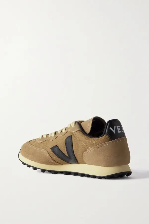 VEJA Rio Branco Suede And Leather-trimmed Alveomesh Sneakers
