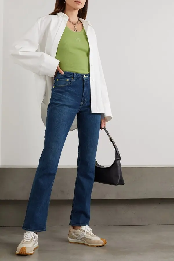 TU ES MON TRESOR The Citrine Mid-rise Bootcut Jeans