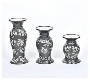 TEMP-TATIONS Set Of 3 Reversible Pedestals - One-color