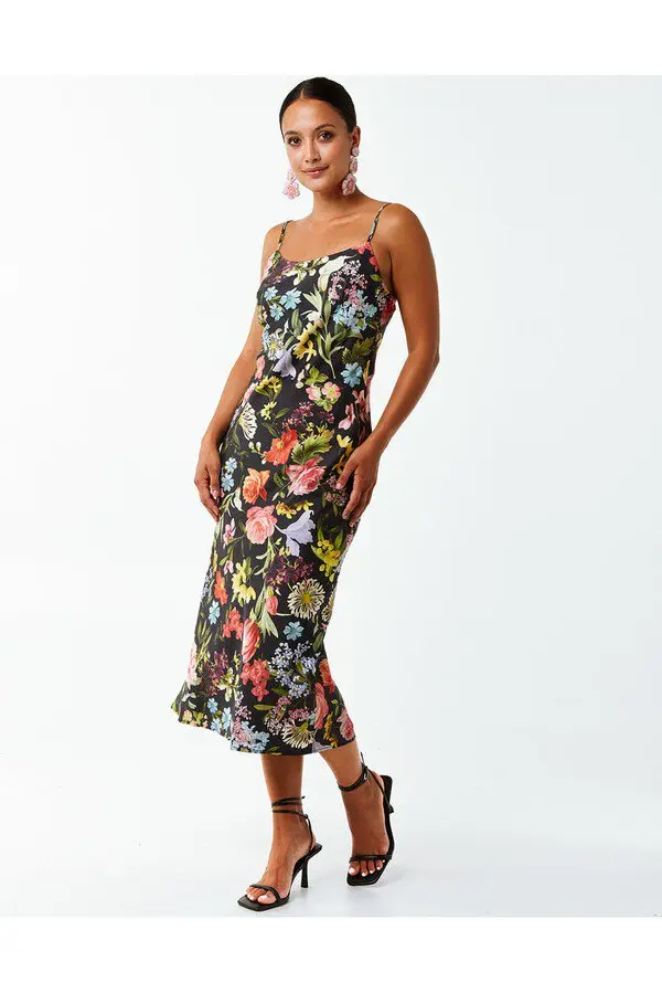 Mestiza New York Elise Midi Dress In Black - 65% Off | Editorialist