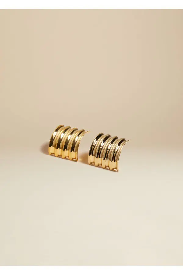Khaite The Small Julius Panel Earrings