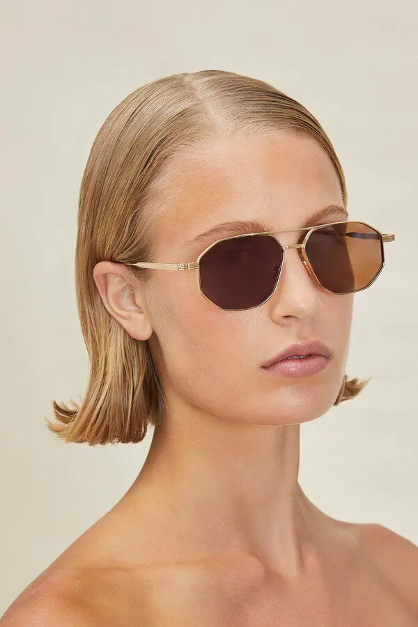 Devon Windsor Cairo Sunglasses - Brown