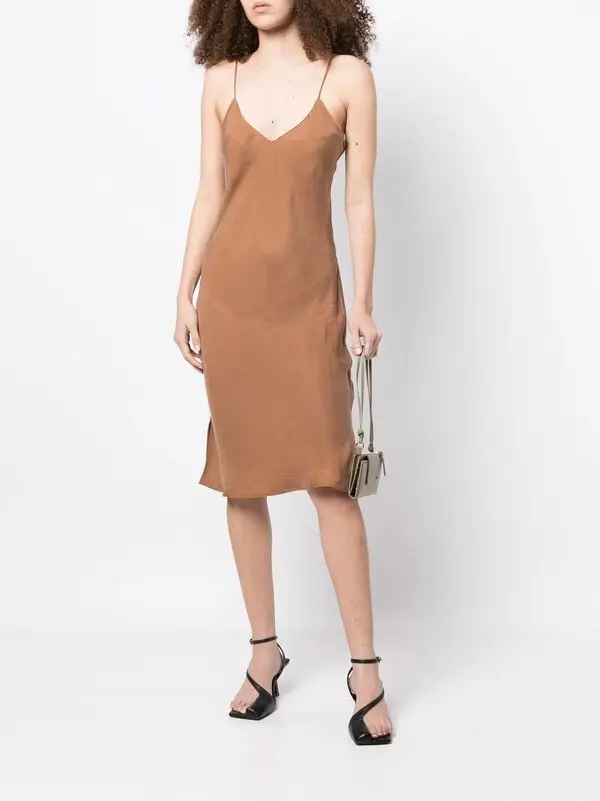 ANINE BING V-neck Slip Dress