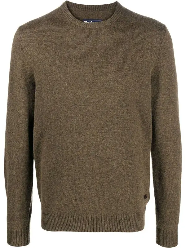 Barbour Crew-neck Long-sleeve Jumper - Green