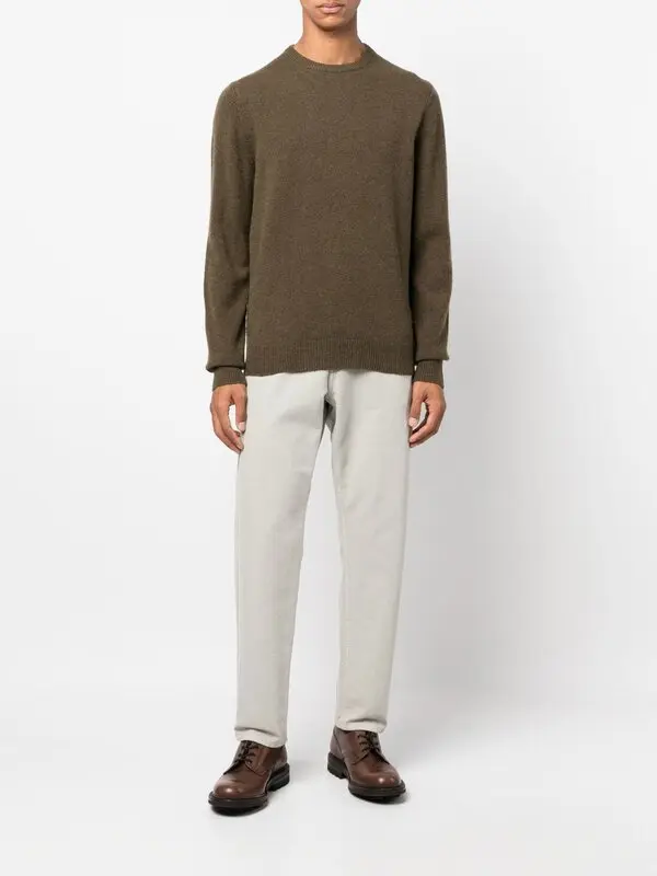 Barbour Crew-neck Long-sleeve Jumper - Green