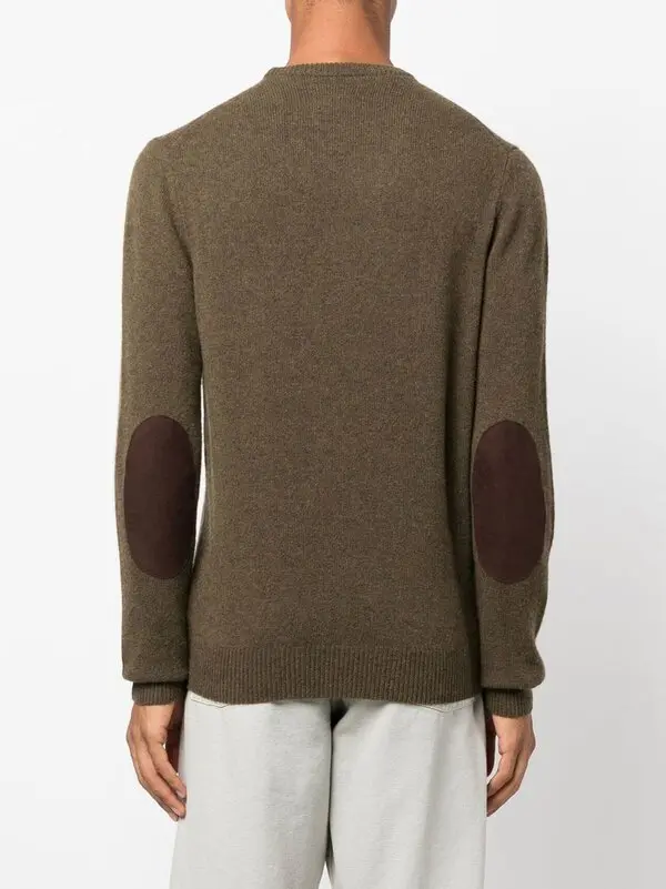 Barbour Crew-neck Long-sleeve Jumper - Green